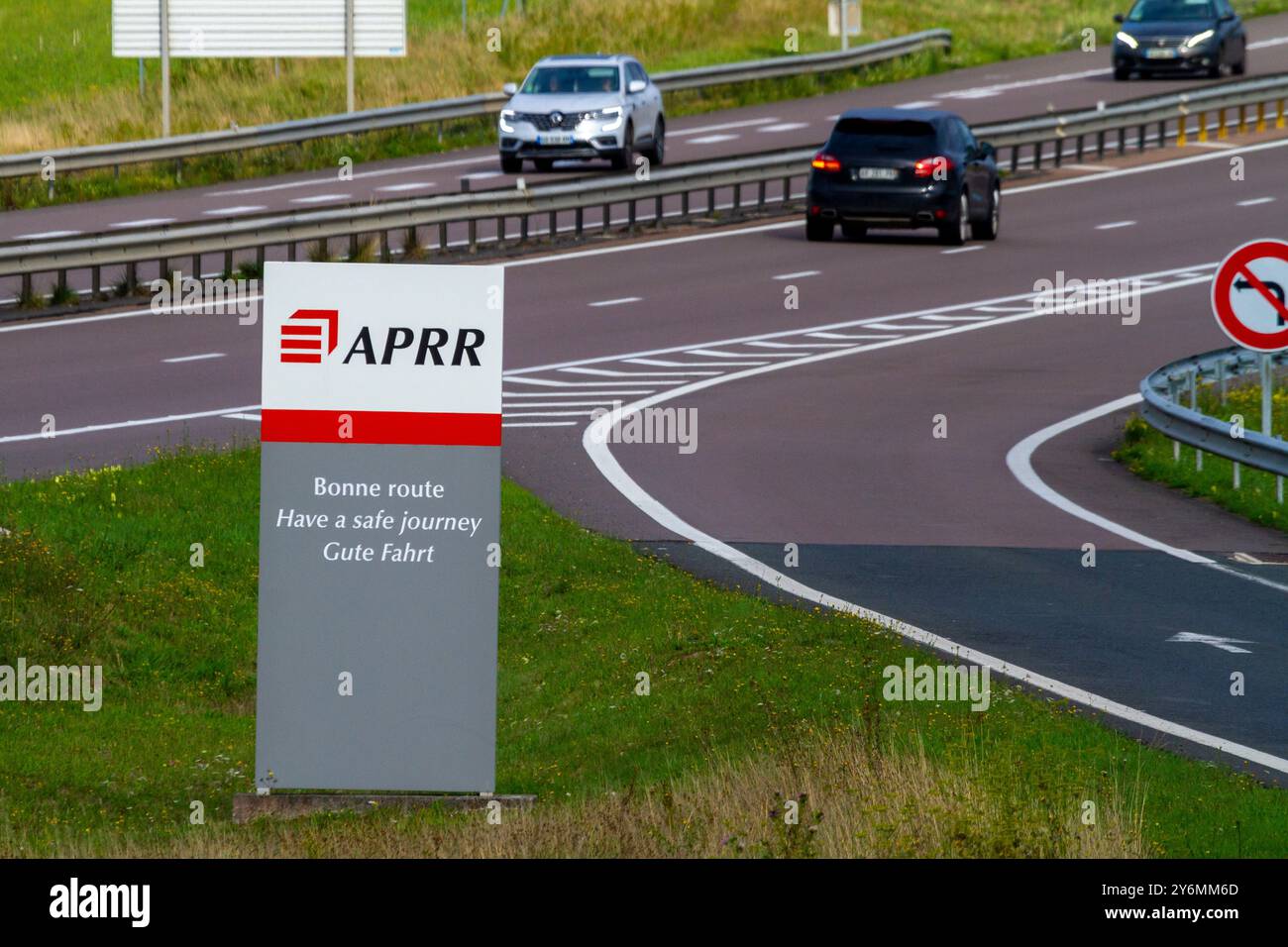 Network of private highways in France. APRR Stock Photo - Alamy