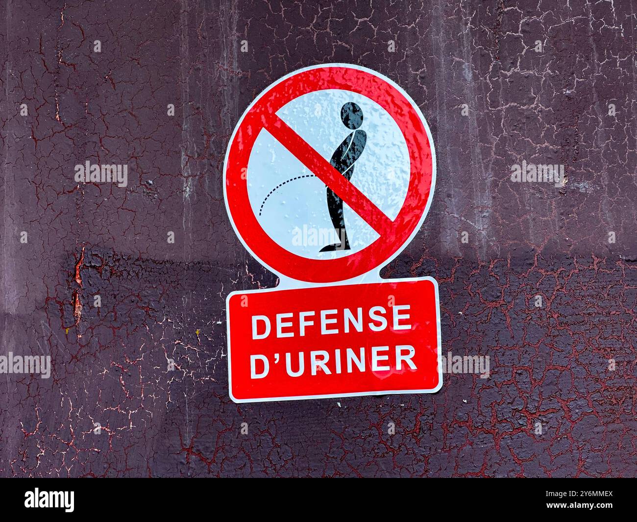 No urination sign Stock Photo - Alamy