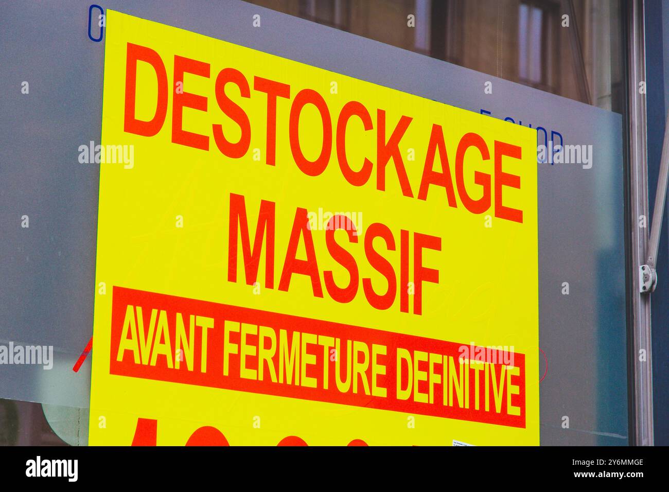 Store in permanent closure Stock Photo - Alamy