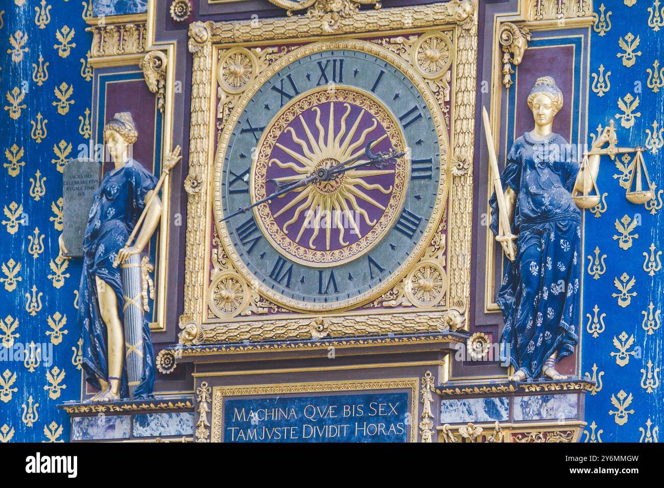 France, ile-de-France, Paris, Clock Tower of the Palais de la Cite, Ile ...
