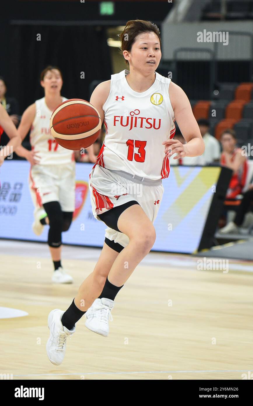 Chengdu, China. 26 September, 2024. Fujitsu Red Wave vs Cathay Life ...