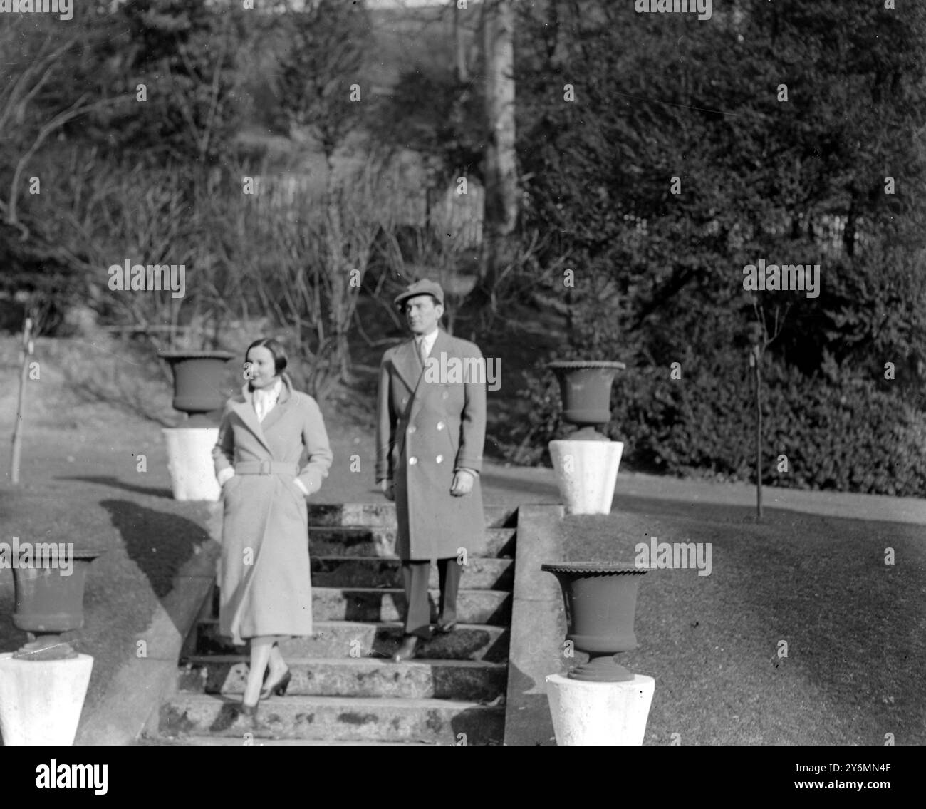 Ex. Mayor Jimmy Walker, of New York and his wife Miss Betty Compton, on ...