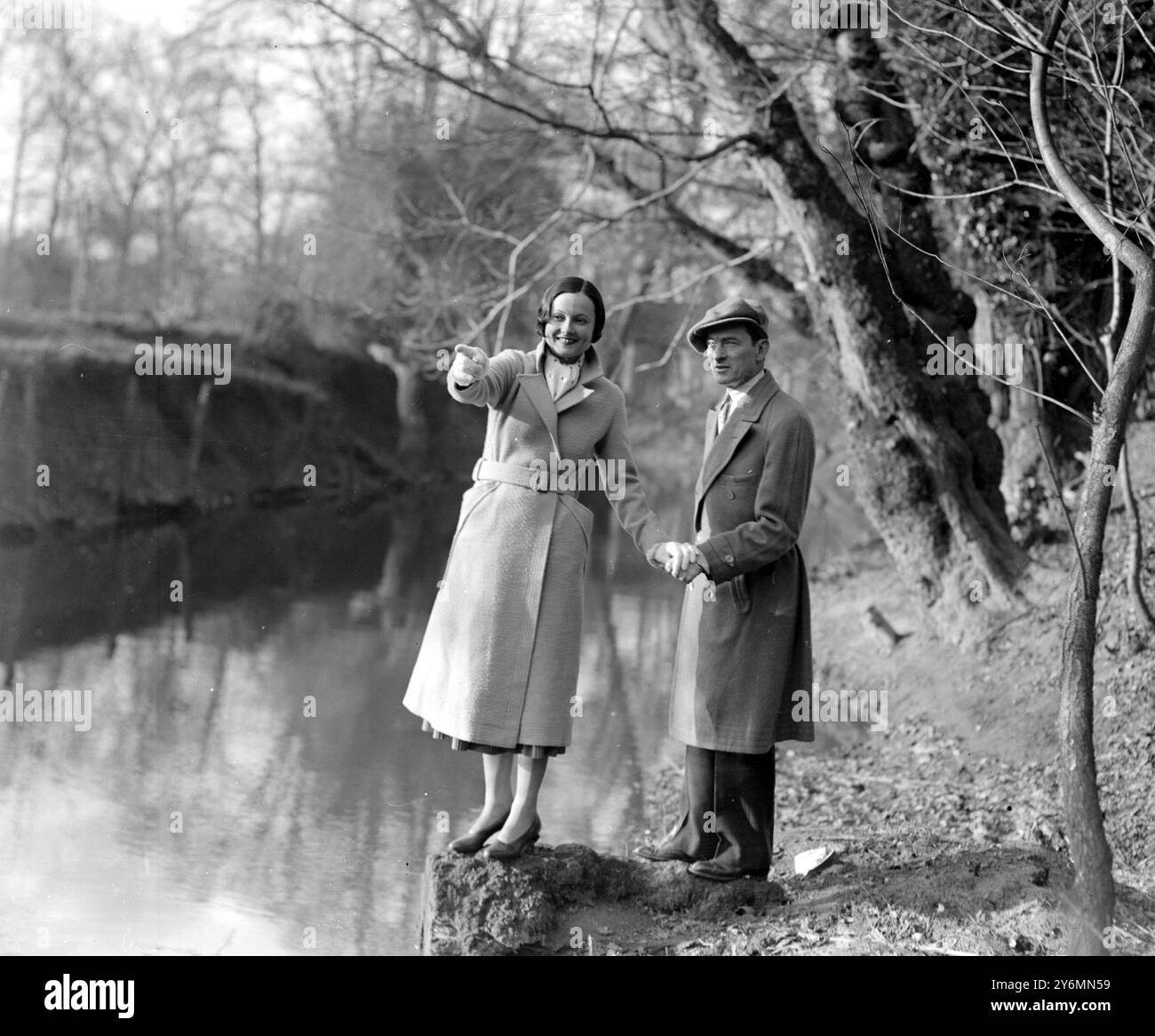 Ex. Mayor Jimmy Walker, of New York and his wife Miss Betty Compton, on ...