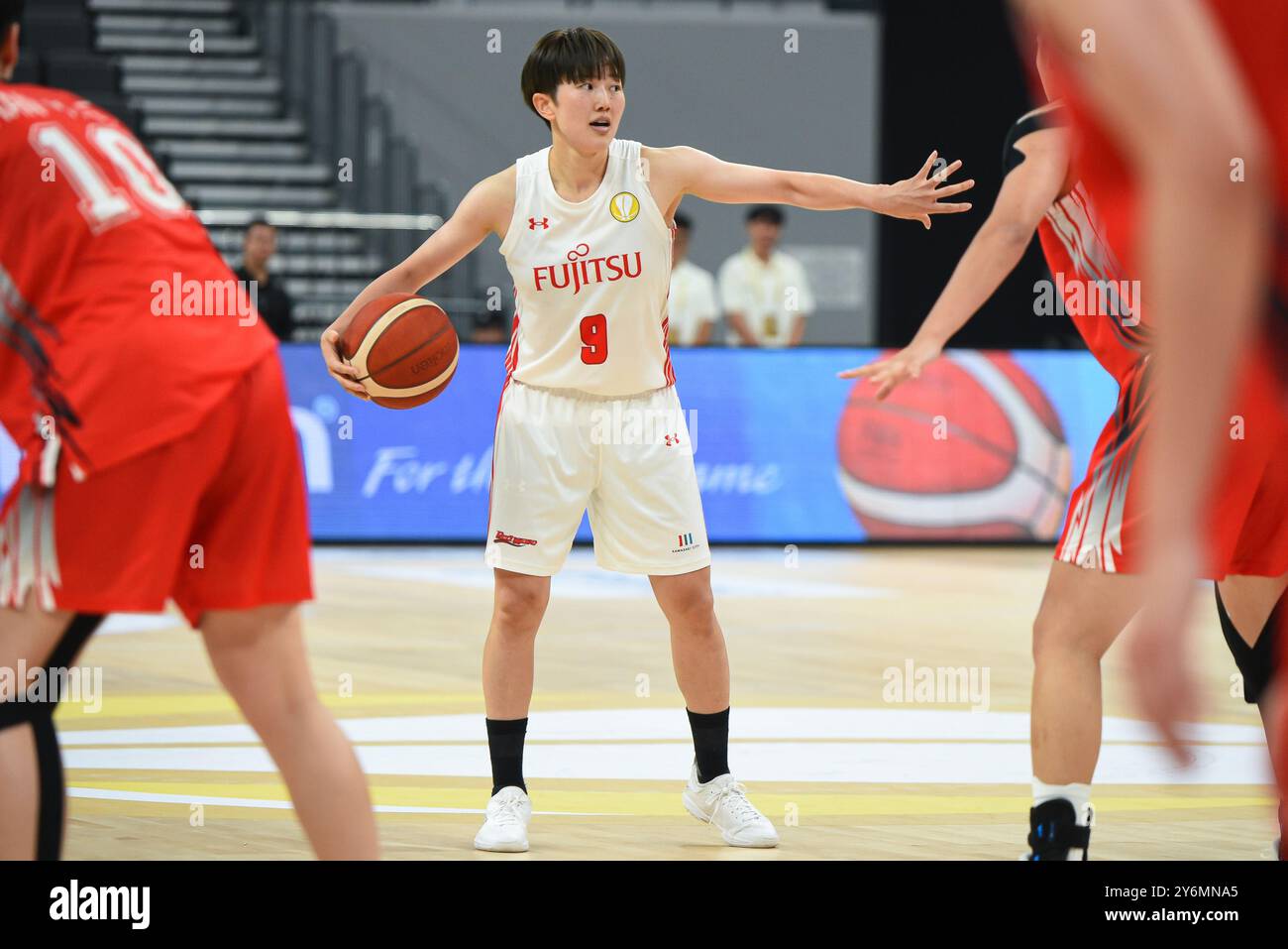 Chengdu, China. 26 September, 2024. Fujitsu Red Wave vs Cathay Life ...