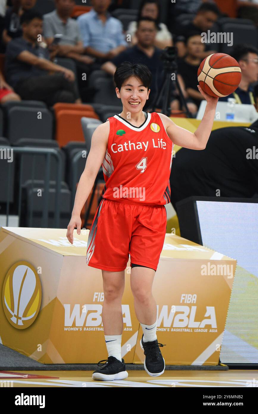 Chengdu, China. 26 September, 2024. Fujitsu Red Wave vs Cathay Life ...