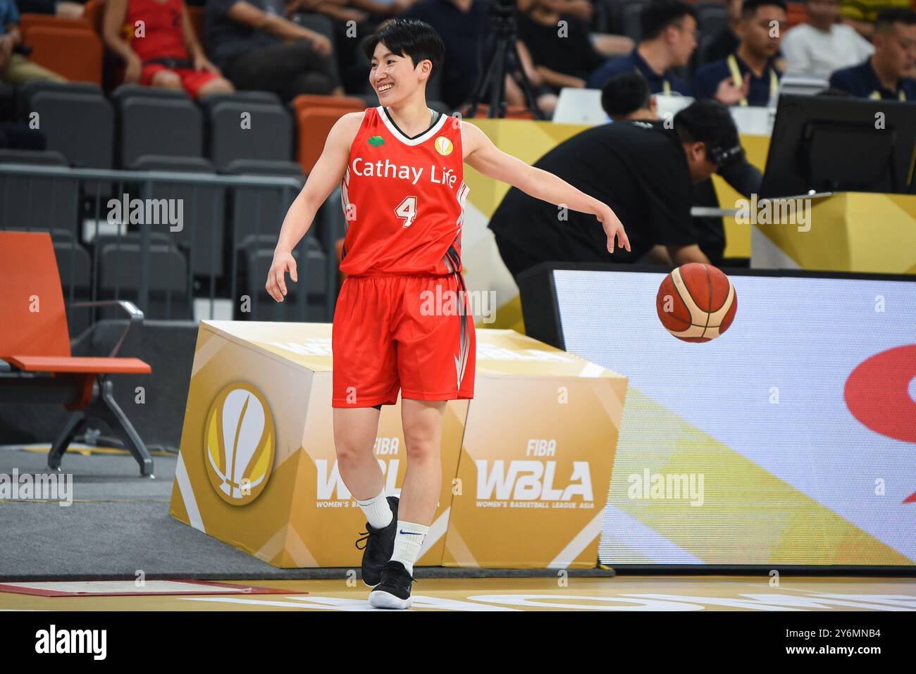 Chengdu, China. 26 September, 2024. Fujitsu Red Wave vs Cathay Life ...