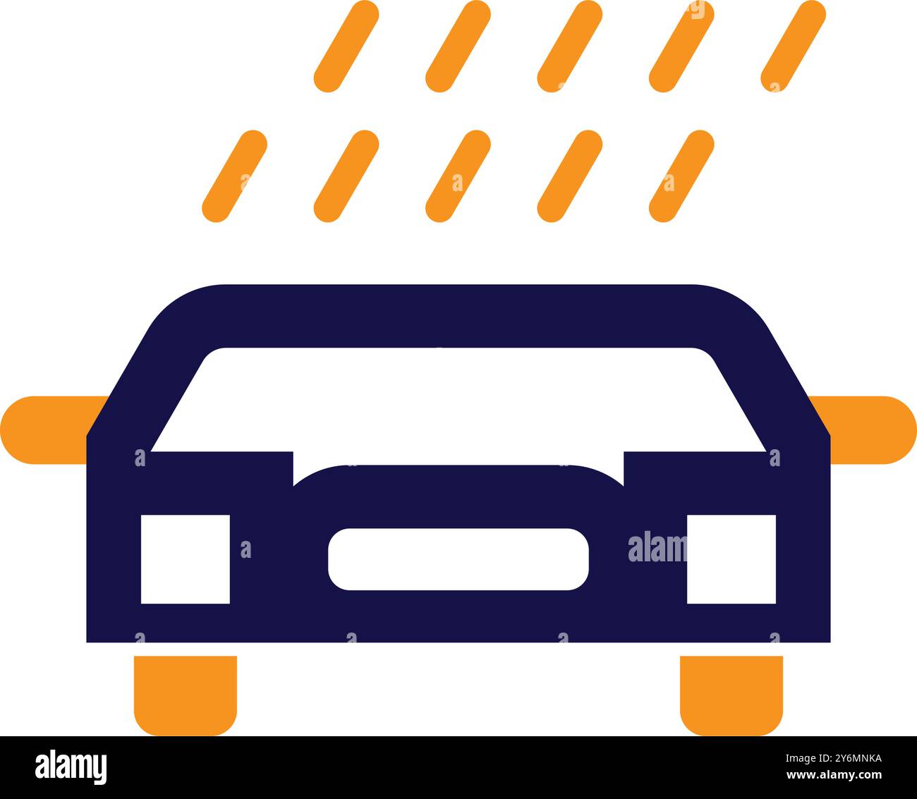 car, flood, disaster, icon, cloud, rain, car flood disaster icon Stock ...