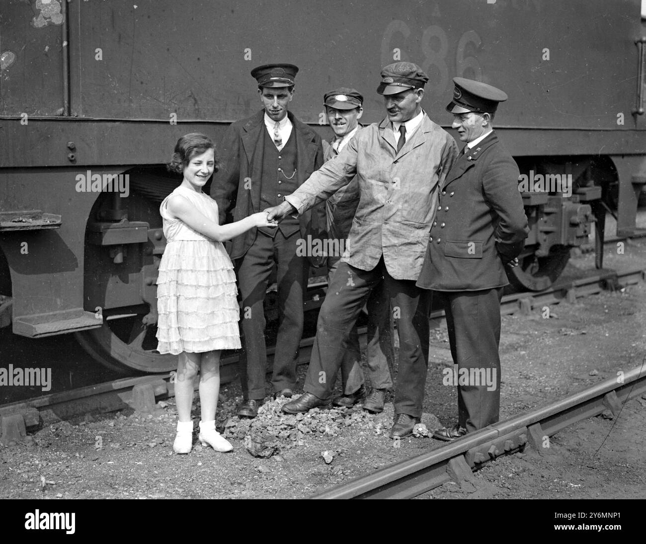 Little Patricia Eileen Annie Clark, daughter of Sheerness Porter, who ...