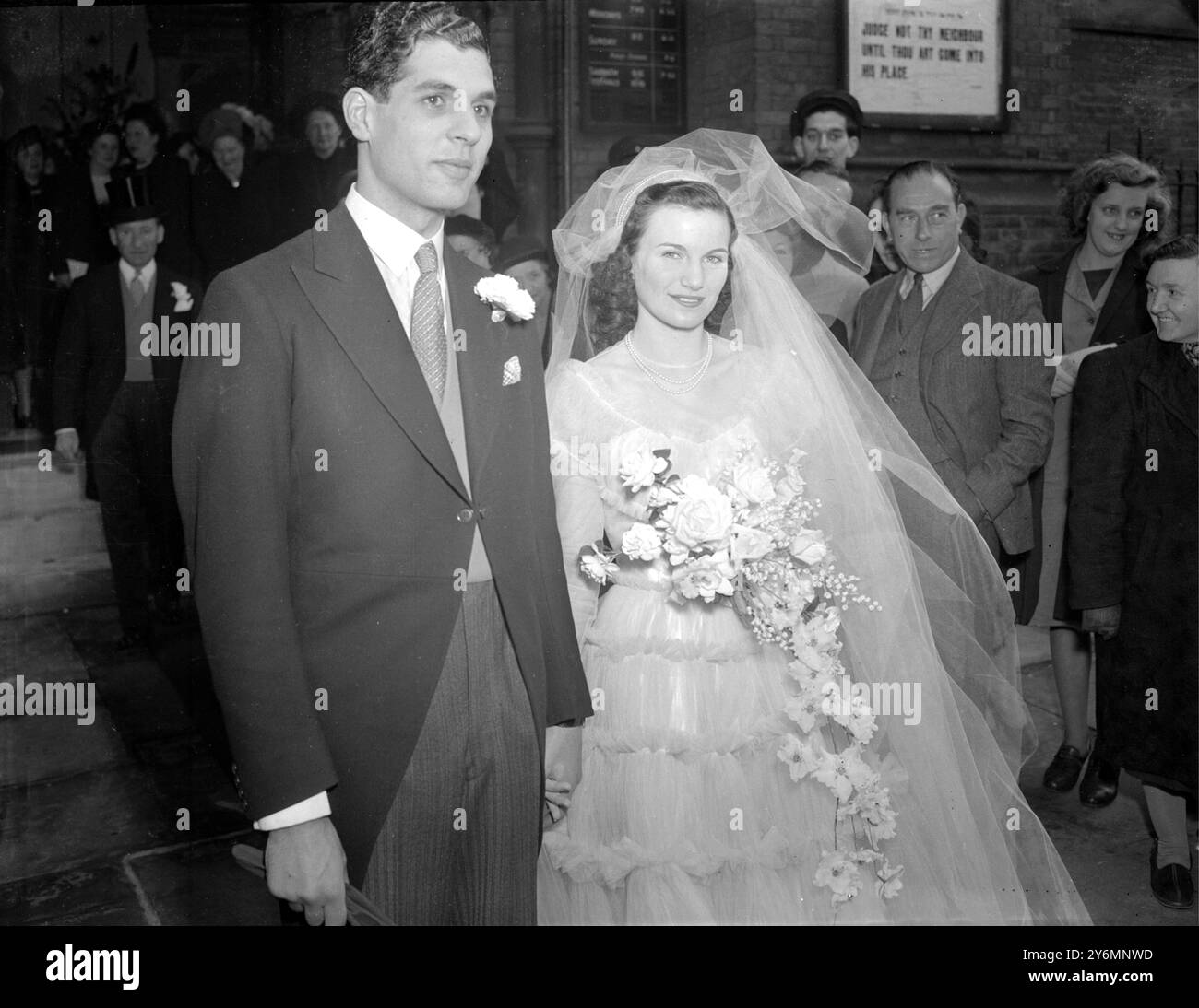 Sir Albert J. Cahn, son of the late Sir Julien Cahn today Married miss ...