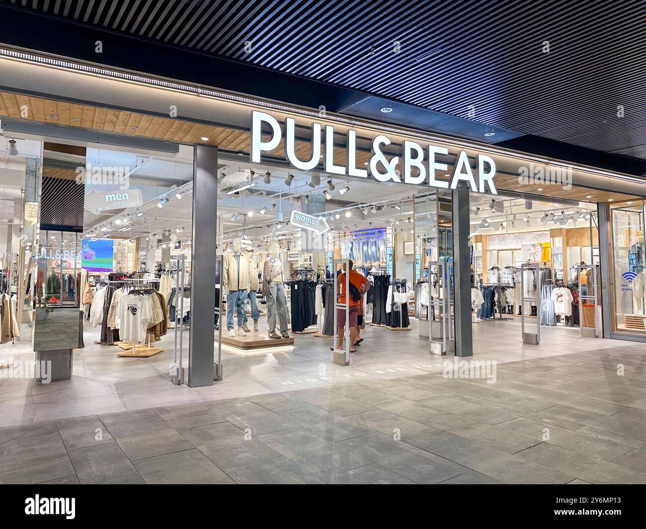 Pull & Bear store entrance Stock Photo - Alamy