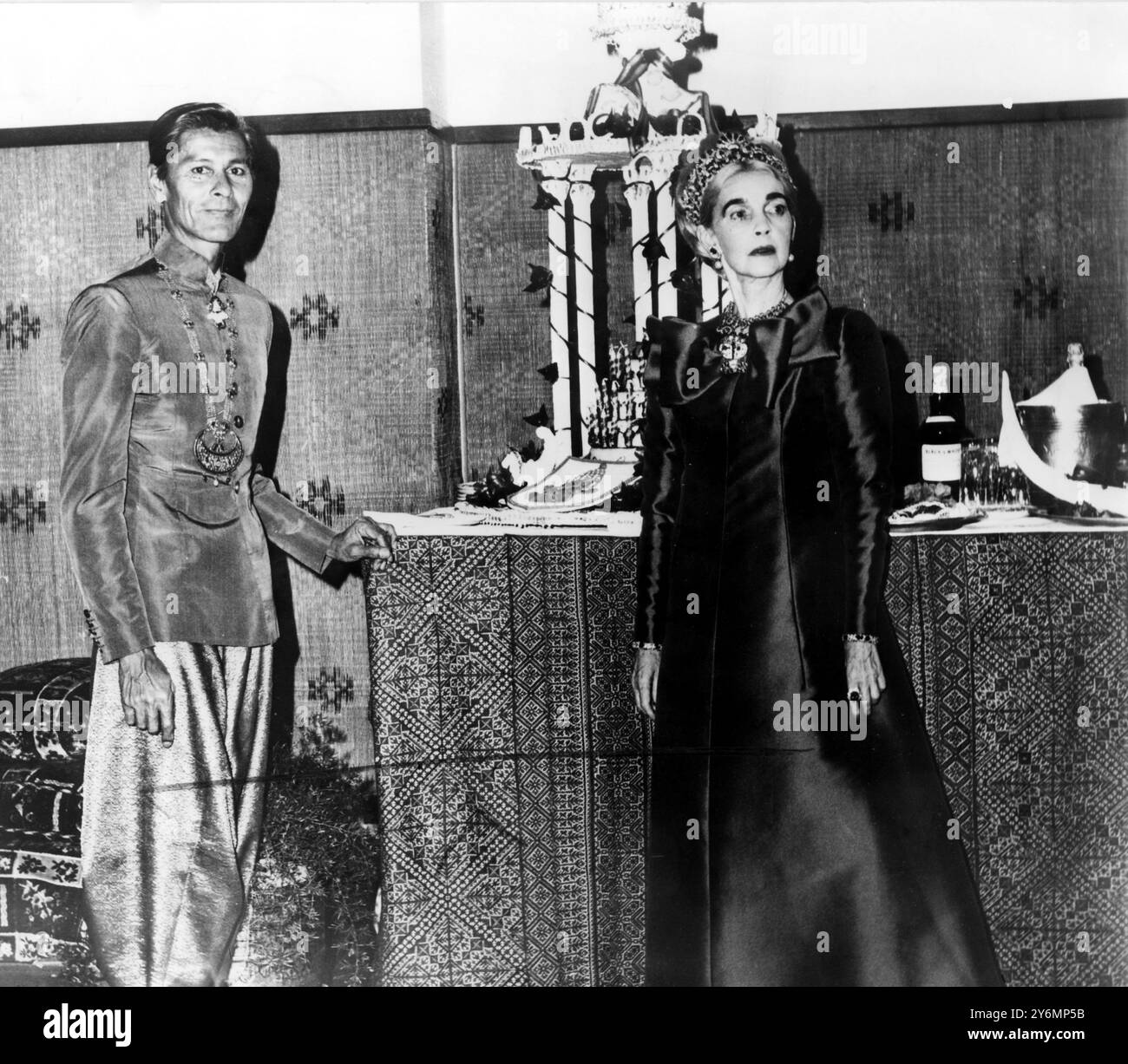 Barbara Hutton is pictured with her seventh husband, Vietnamese Prince ...