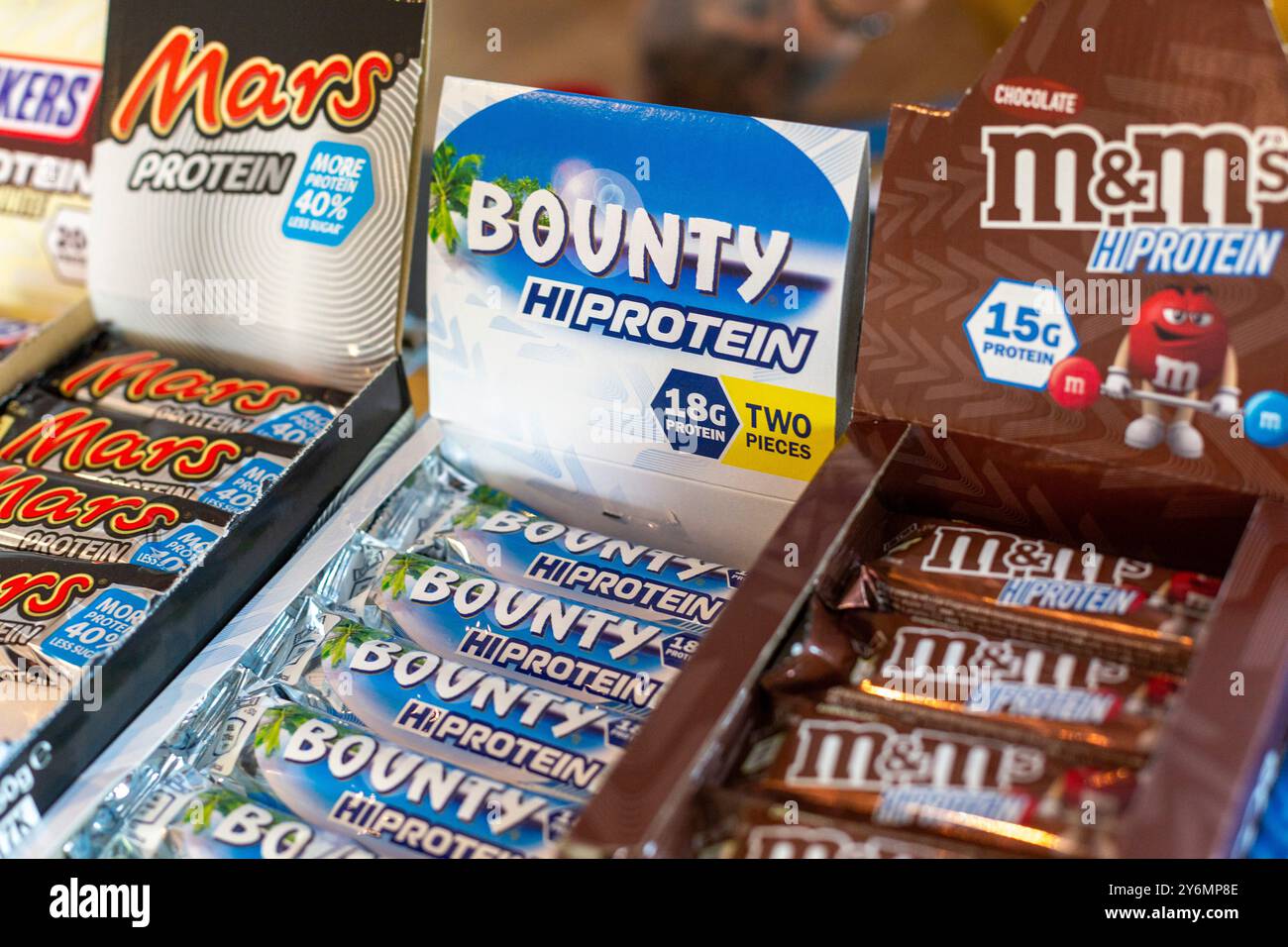 Product for bodybuilding, rich in proteins Stock Photo - Alamy