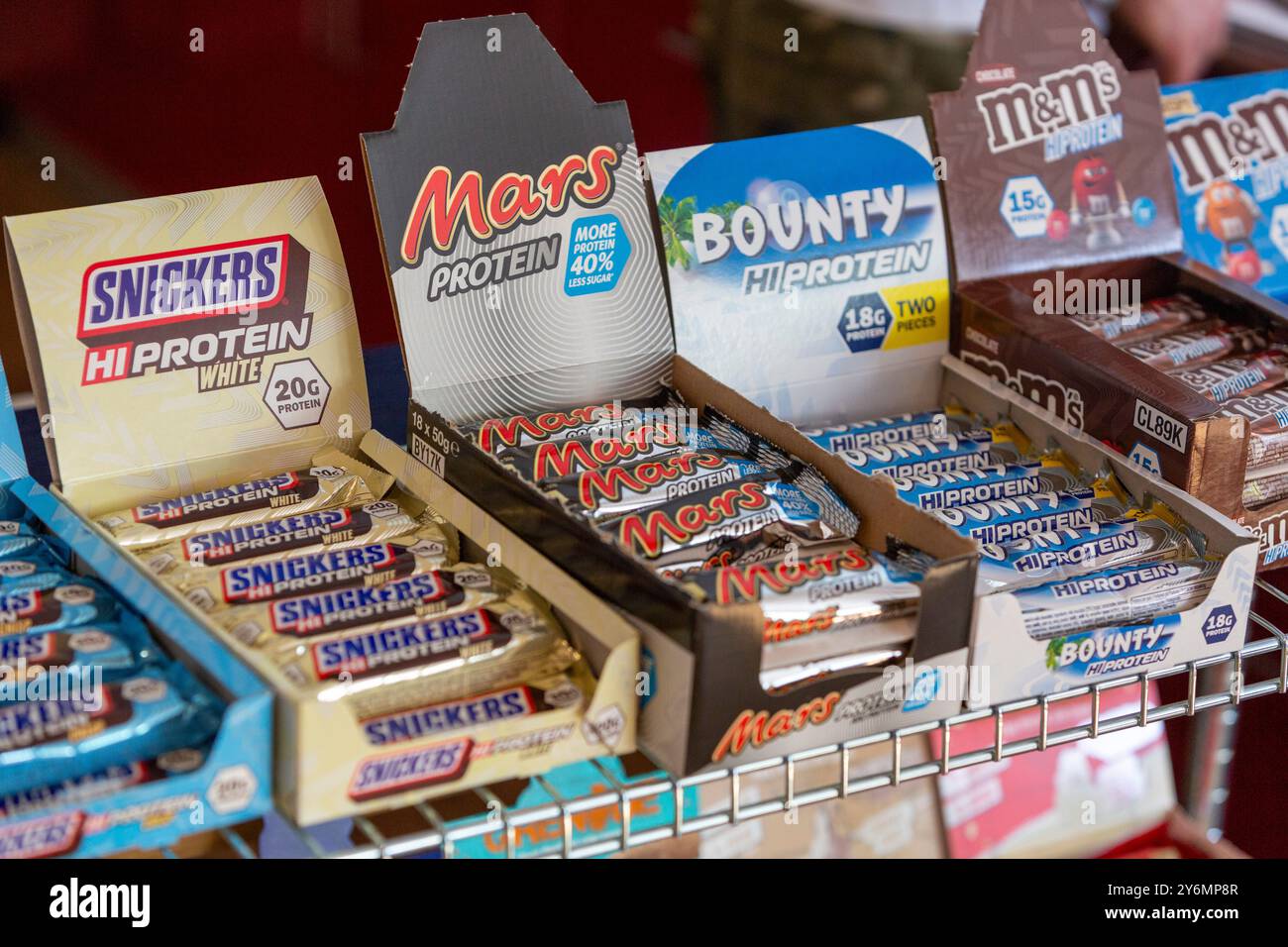 Product for bodybuilding, rich in proteins Stock Photo - Alamy