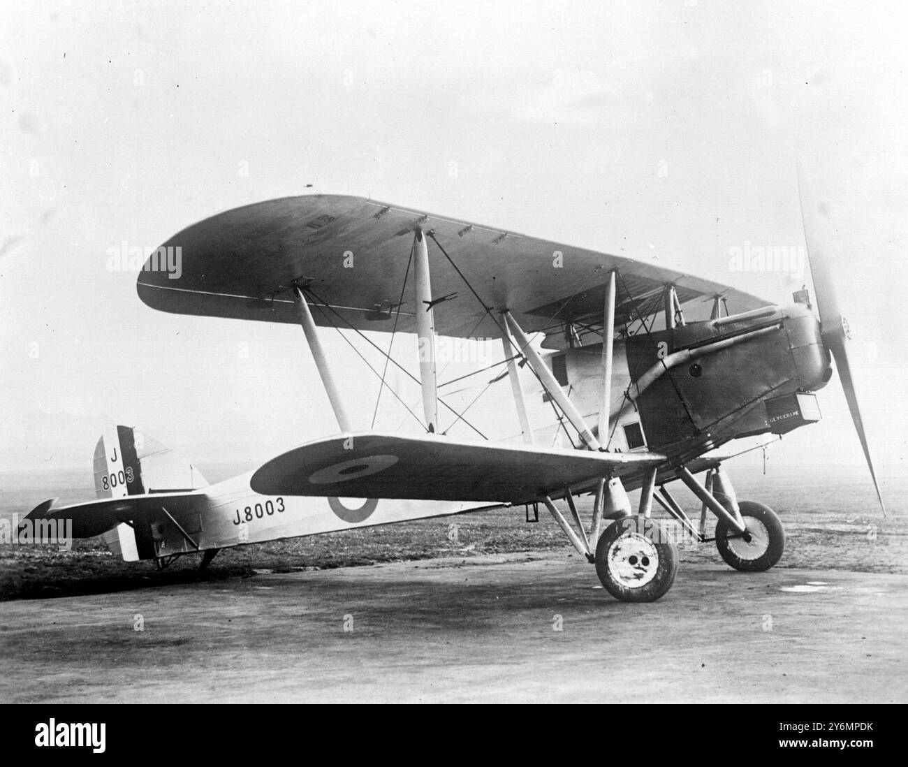 To be seen at Hendon Air Pageant. A hawker Horsley aeroplane which is ...