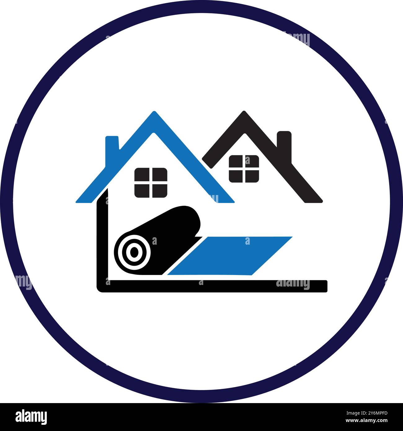 Carpet roll Stock Vector Images - Alamy