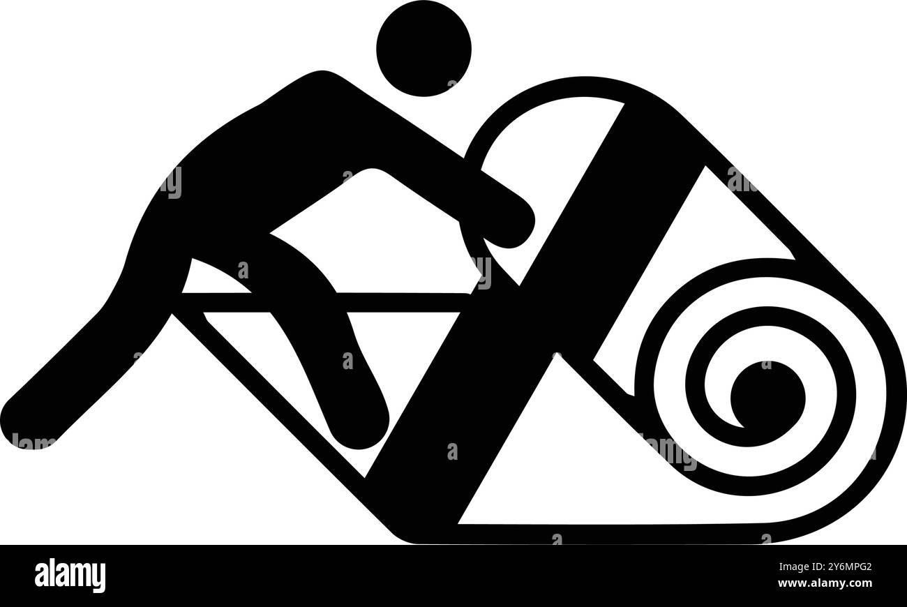 roll. carpet, carpet roll icon Stock Vector Image & Art - Alamy