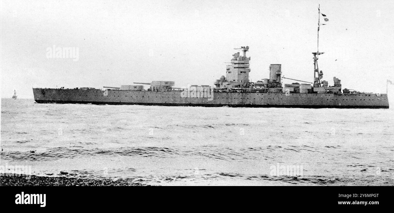 The latest of the British Navy's new battleships that is shortly to be ...