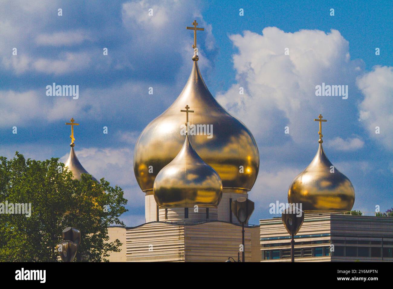 France, Paris, Cathedral of the Holy Trinity, Orthodox church ...