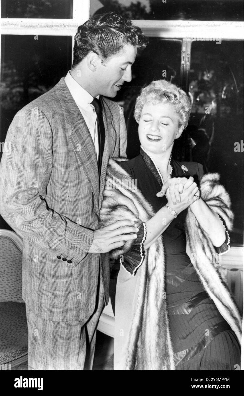 London: Hollywood newest engaged couple, actress Shelley Winters and ...
