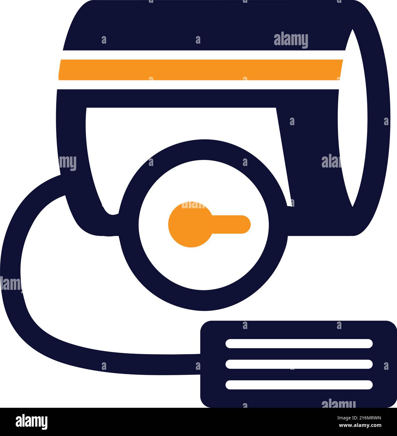 Digital sphygmomanometer measuring blood Stock Vector Images - Alamy