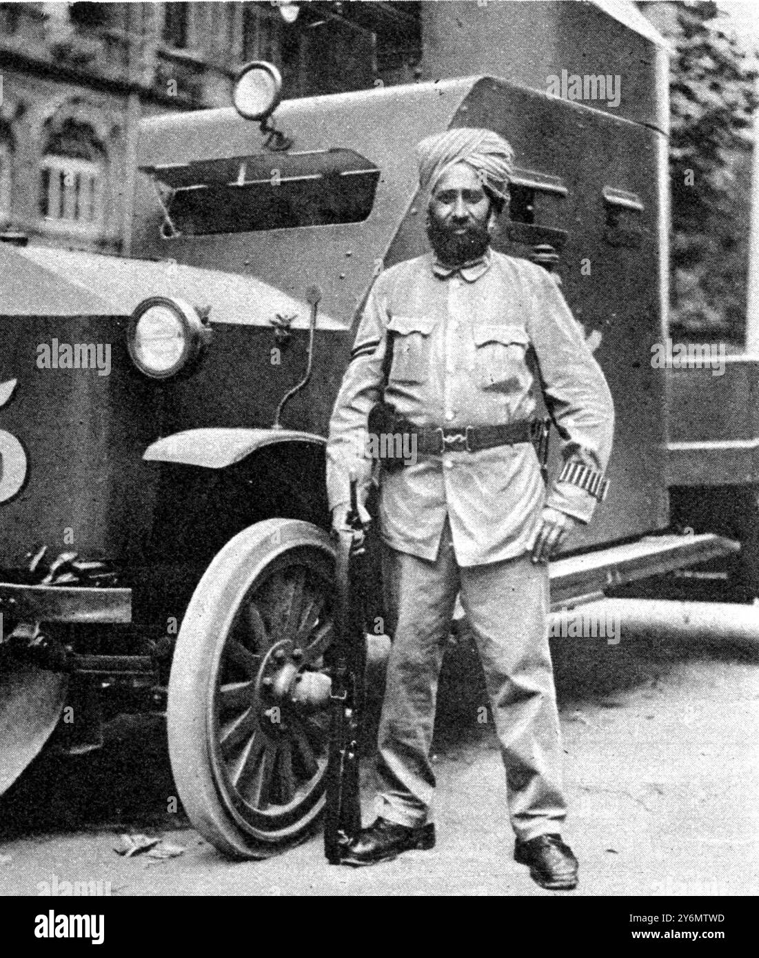 The Indian element in the defense of Shanghai; a sikh policeman on ...