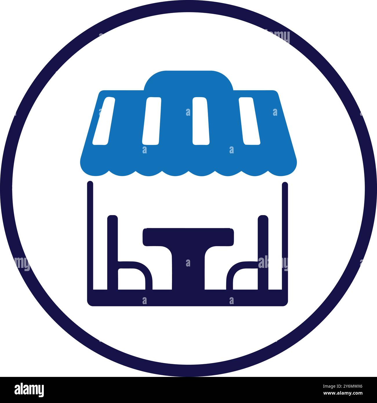 Chair, table, umbrella, cafe, cafe terrace icon Stock Vector Image ...
