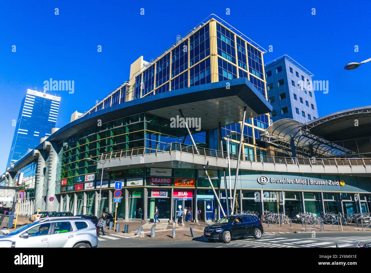 Belgium, Brussels, Brussels-Midi station Stock Photo - Alamy