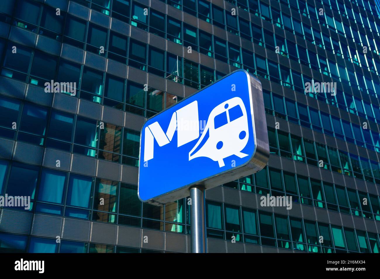 Belgium, Brussels, underground sign Stock Photo - Alamy