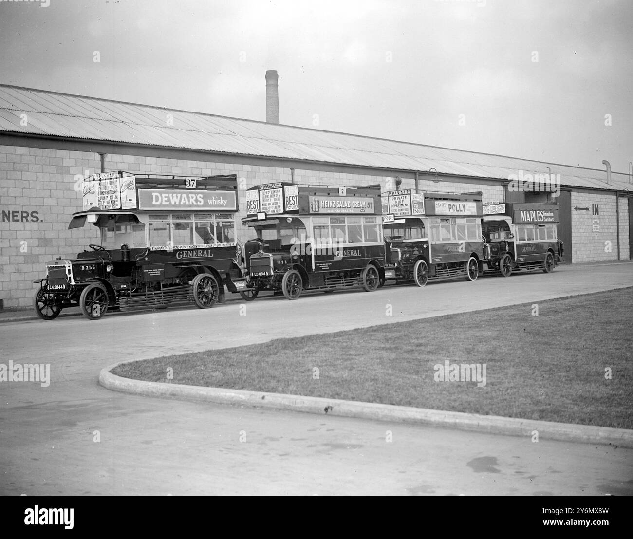 New fleet of The London General Omnibus Company Bus. "N.S" Type 11 May ...