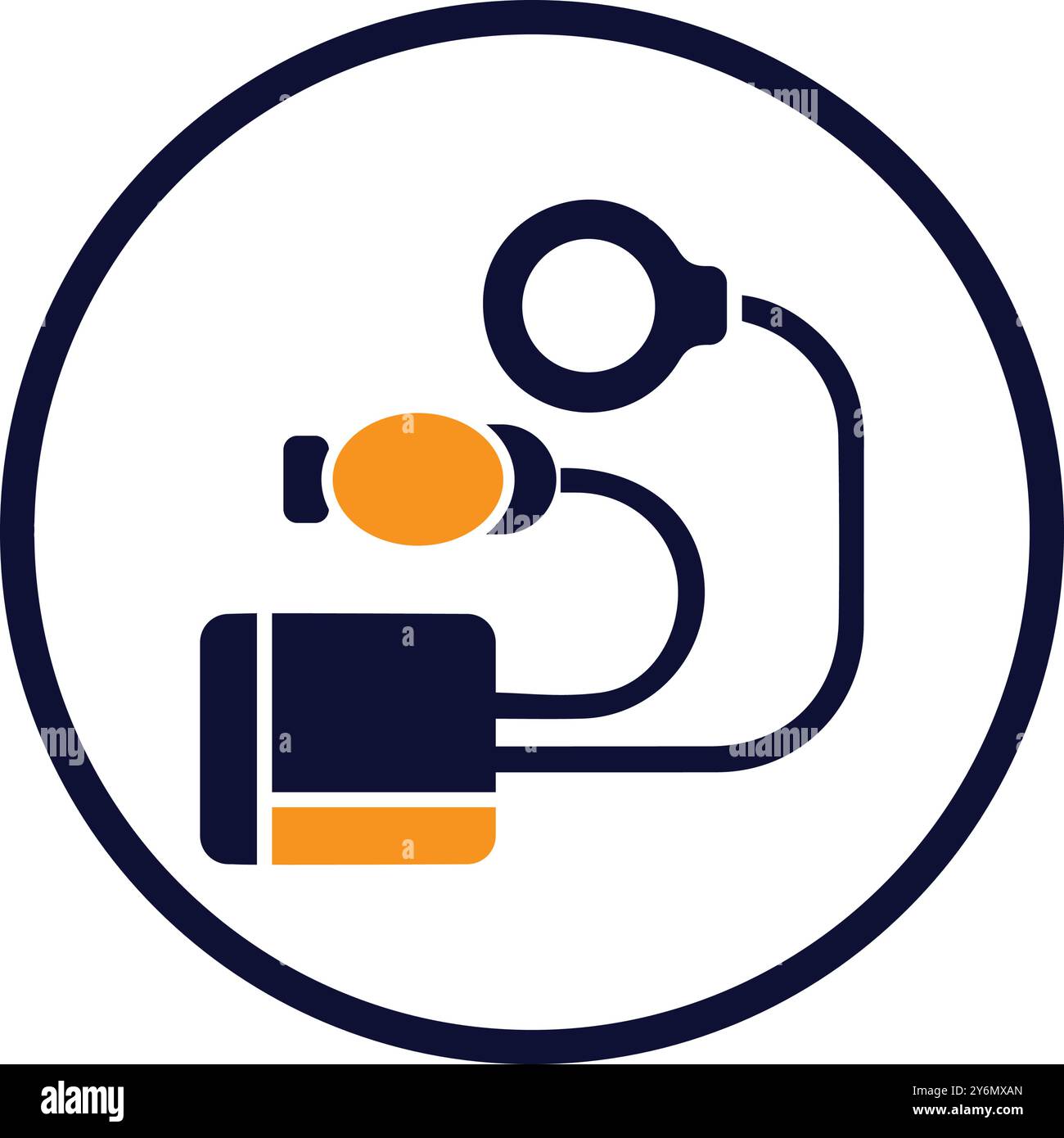 Digital sphygmomanometer measuring blood Stock Vector Images - Alamy