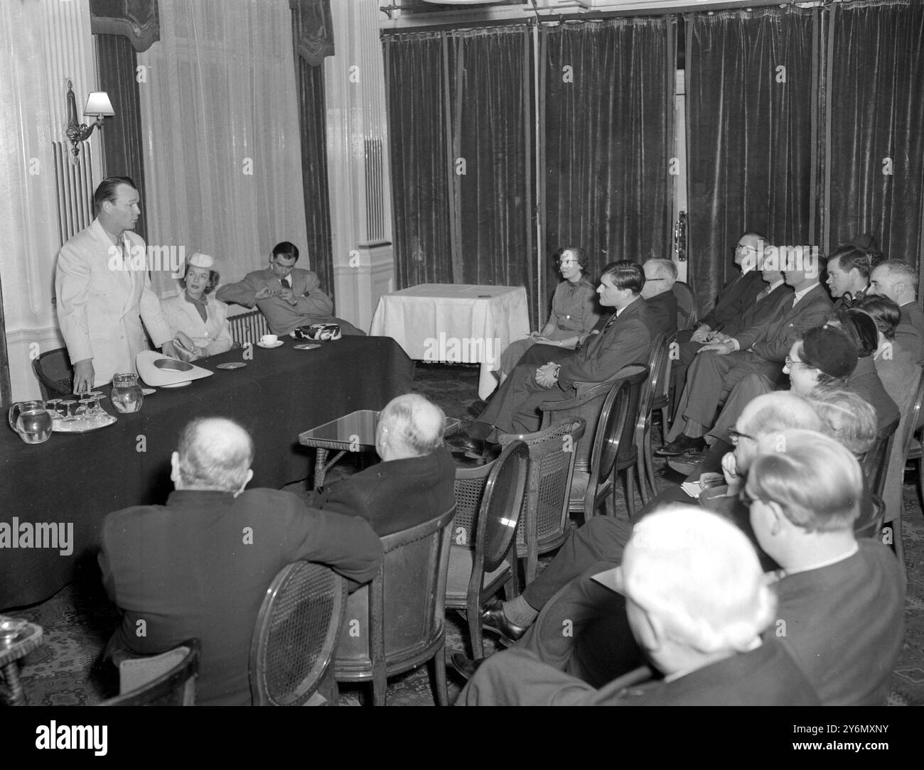 Roy Rogers at Billy Graham meeting Stock Photo - Alamy
