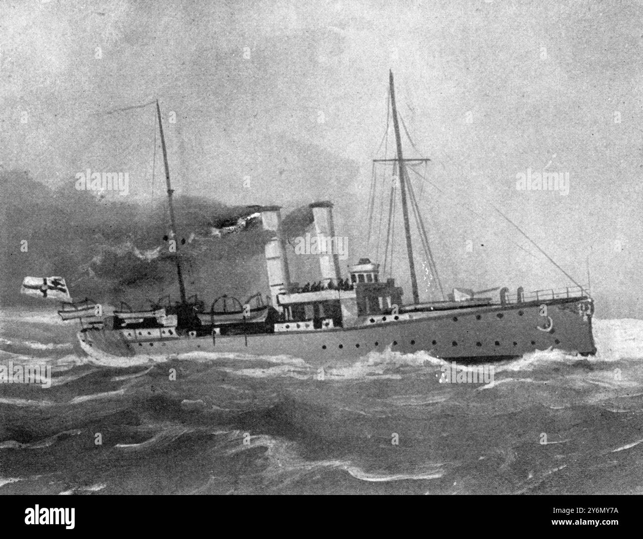 The German war-ship "Panther," reported to have been repulsed by the ...