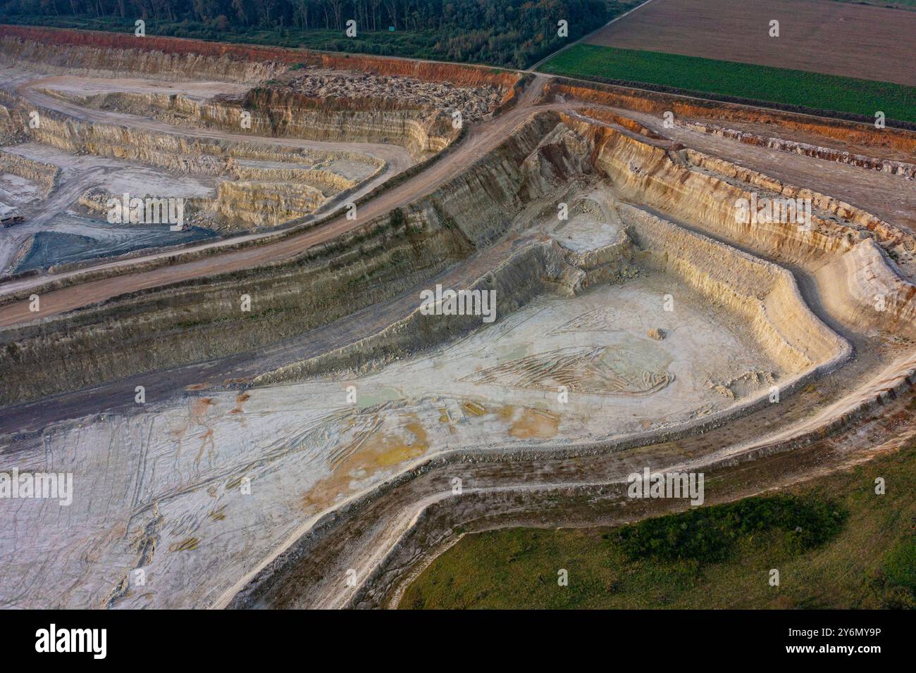 France, Hauts de France, Pas de Calais, Lumbres, aerial view of the ...