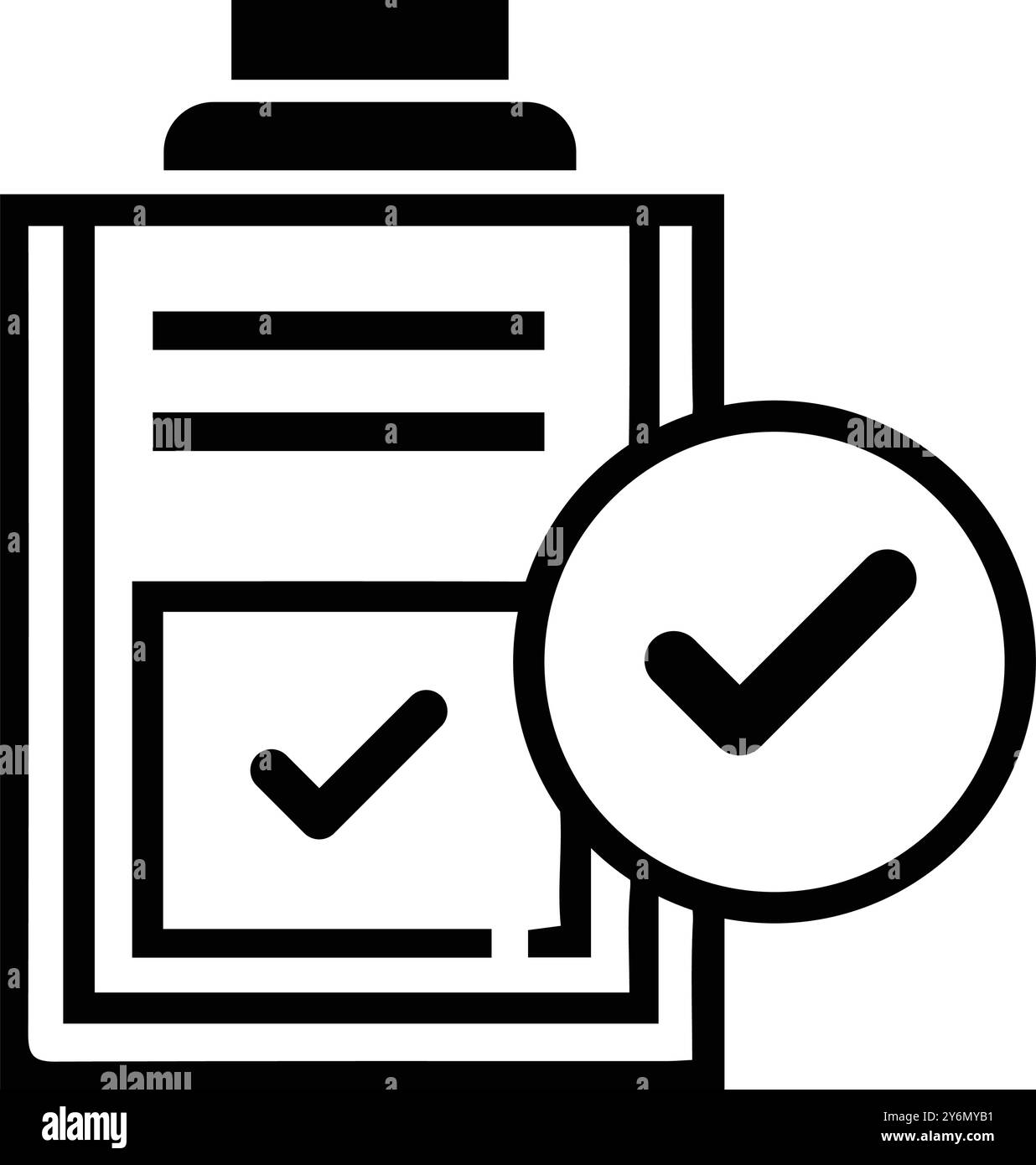 notepad, tick, report, checklist, report icon Stock Vector Image & Art - Alamy