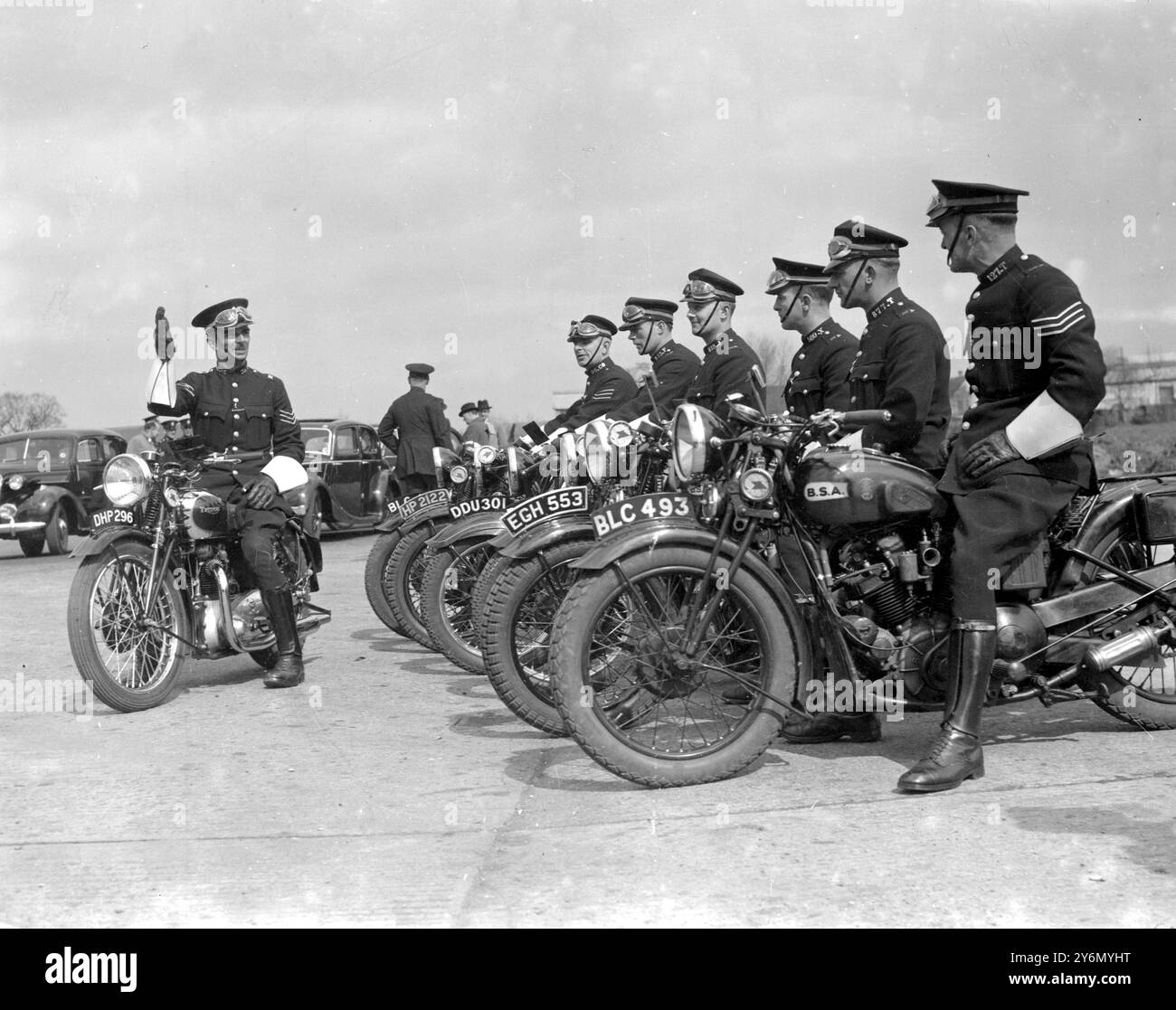 Police driving School, Hendon. Balancing evolution for control work ...