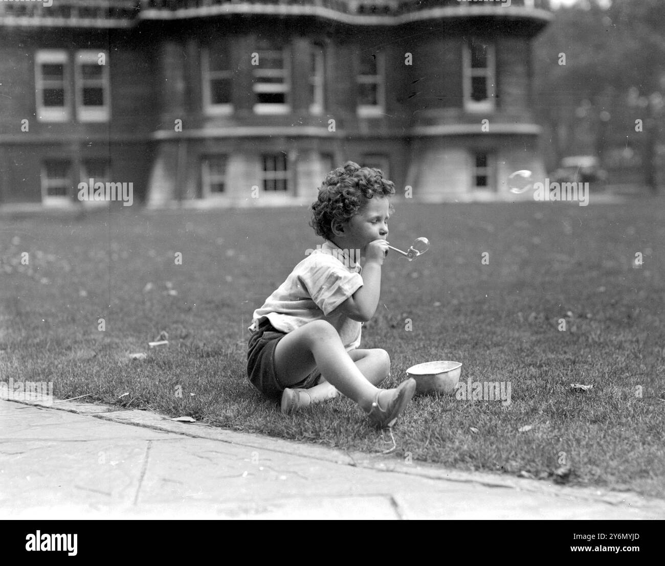 Master Mark Toy, son of Mr Sidney Toy. Blowing Bubbles. 15th October ...