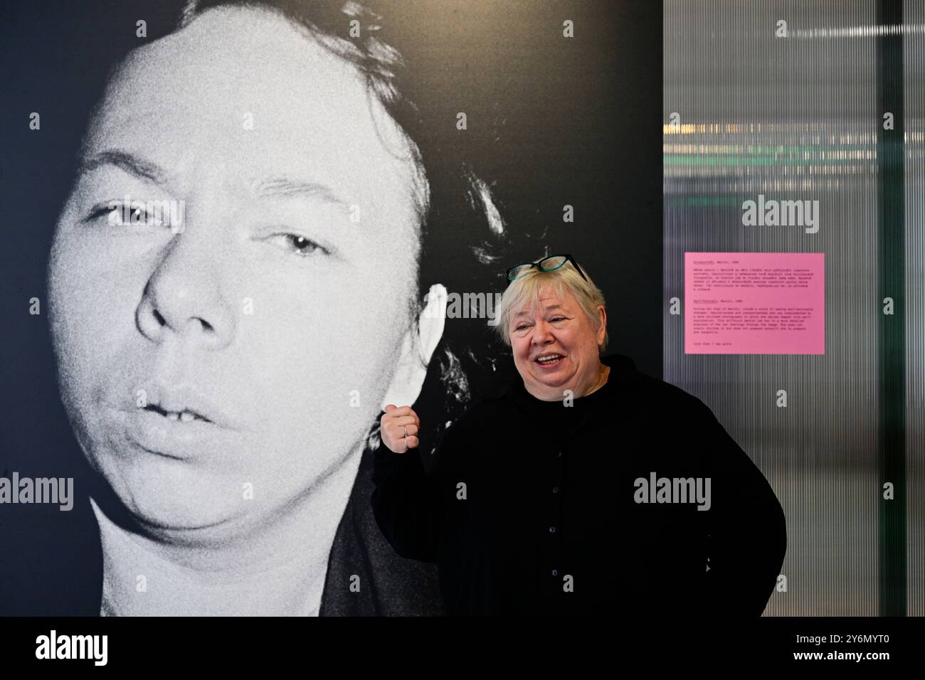 Photographer Libuse Jarcovjakova poses at a press conference on opening ...