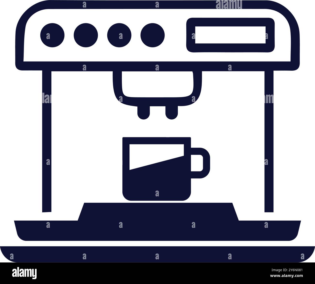 Espresso maker vector vectors Stock Vector Images - Alamy