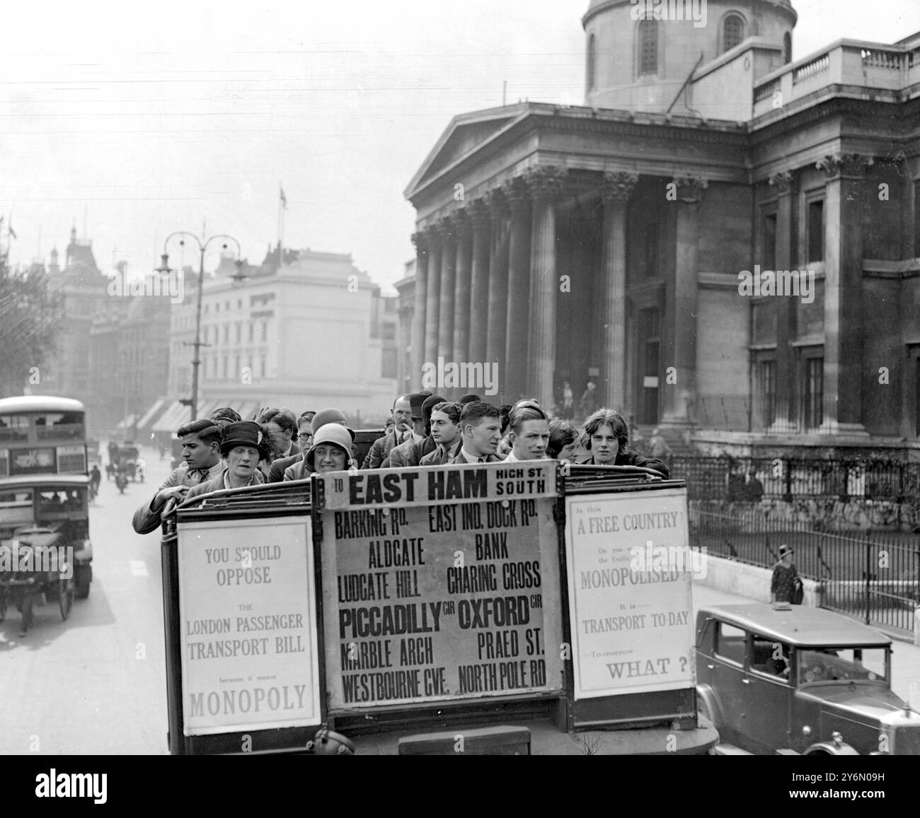 London. An open top London General Omnibus Company, Bus. 27May 1931 ...