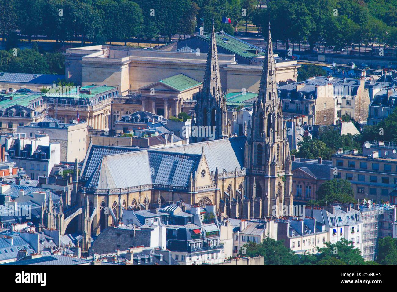 France, Paris, 7th arrondissement, Basilique Sainte-Clotilde, Basilica ...