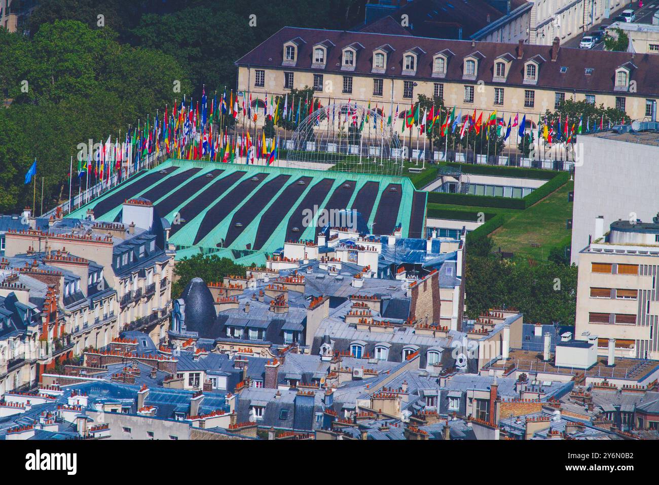 France, Paris, seventh arrondissement, Maison de l'UNESCO, or UNESCO ...