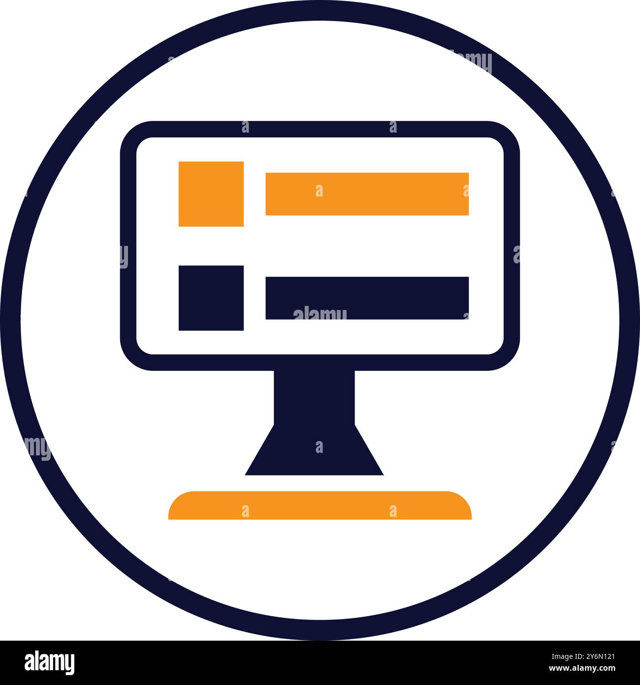 computer, pc, desktop, cpu, monitor, computer pc desktop icon Stock ...