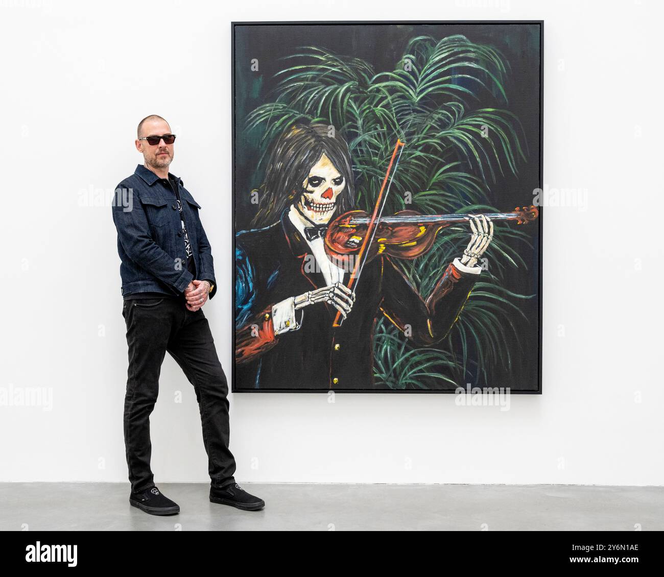 London, UK. 26 September 2024. American artist Wes Lang with 'The Red ...