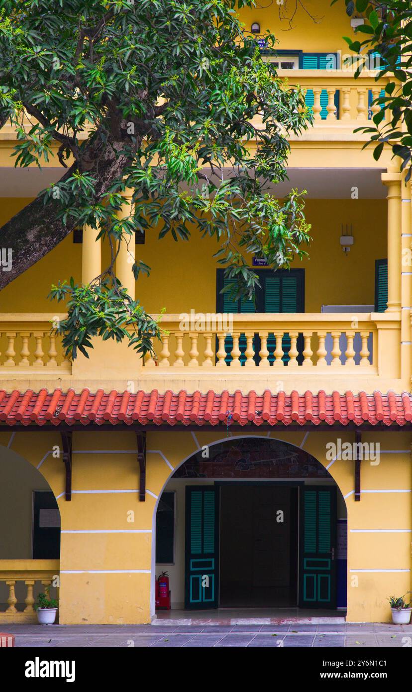 Vietnam, Hanoi, historic colonial architecture Stock Photo - Alamy