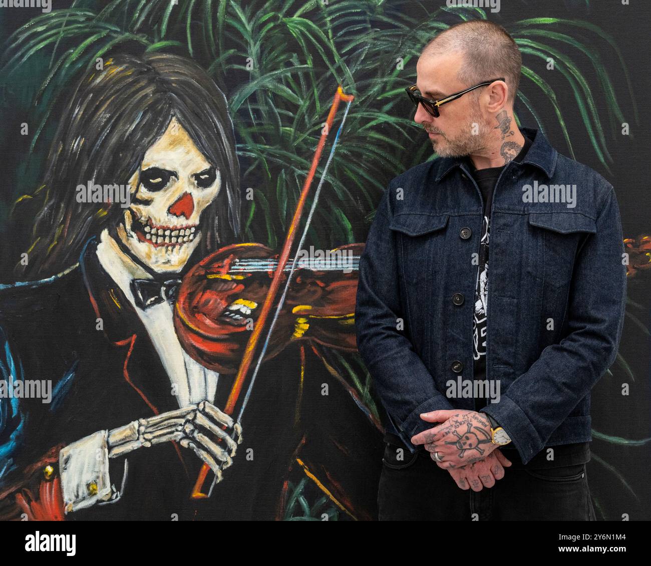 London, UK. 26 September 2024. American artist Wes Lang with 'The Red ...
