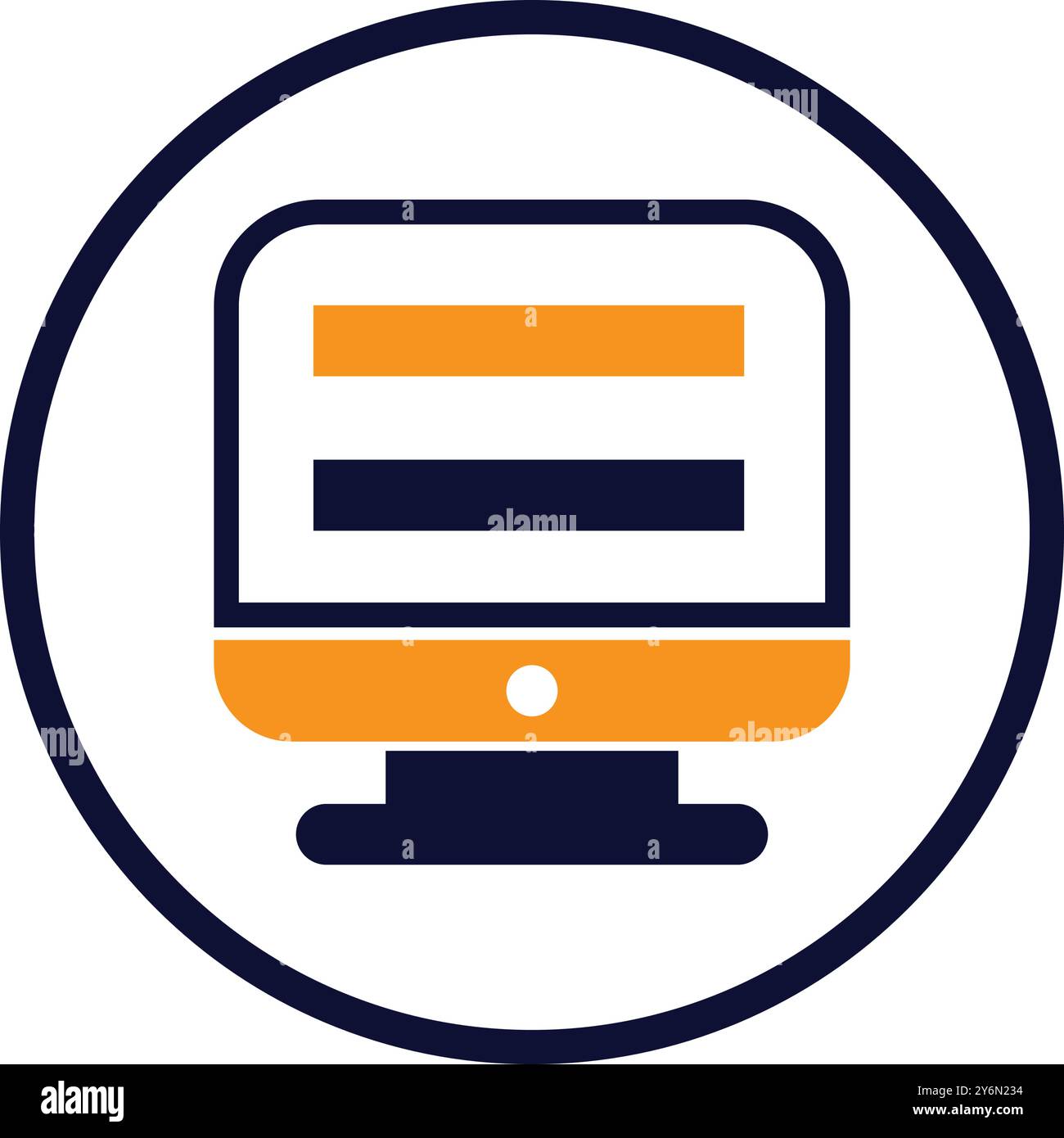 computer, pc, desktop, cpu, monitor, computer pc desktop icon Stock ...