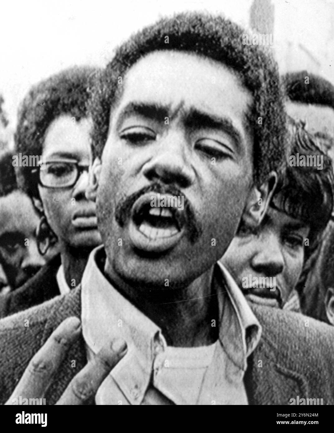 Bobby seale black panther Black and White Stock Photos & Images - Alamy