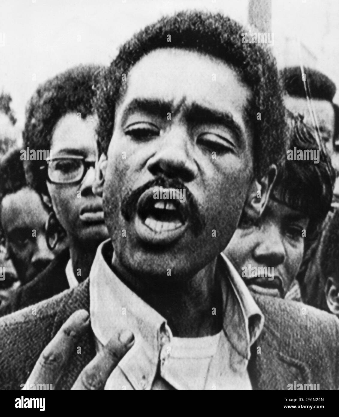 Bobby seale black panther Black and White Stock Photos & Images - Alamy