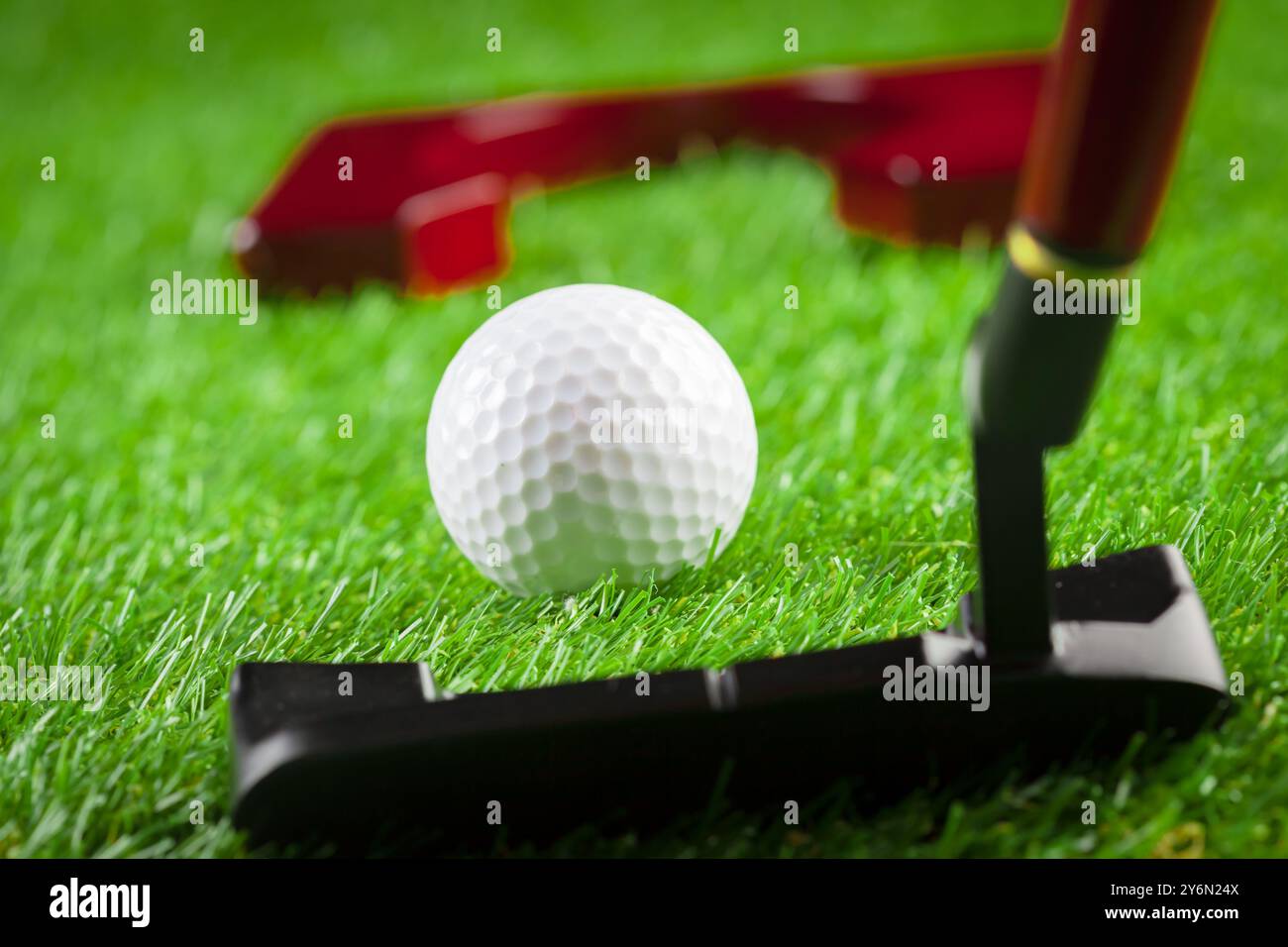 Mini golf equipment Stock Photo - Alamy
