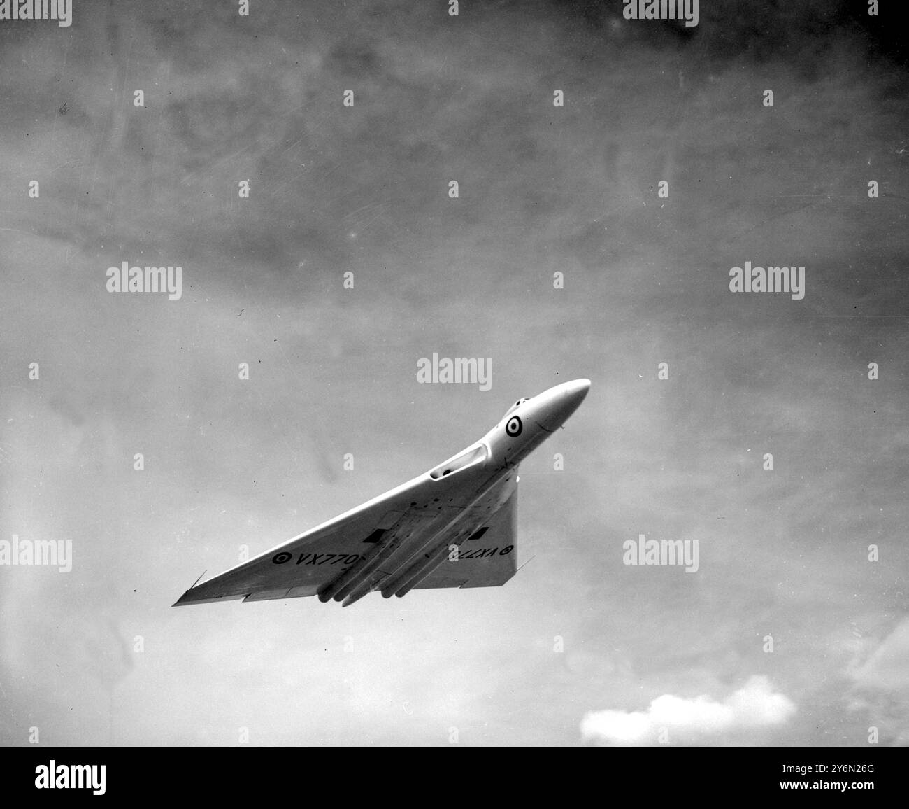 The Avro A698, the world's first four jet delta-shaped flying tri-angle ...